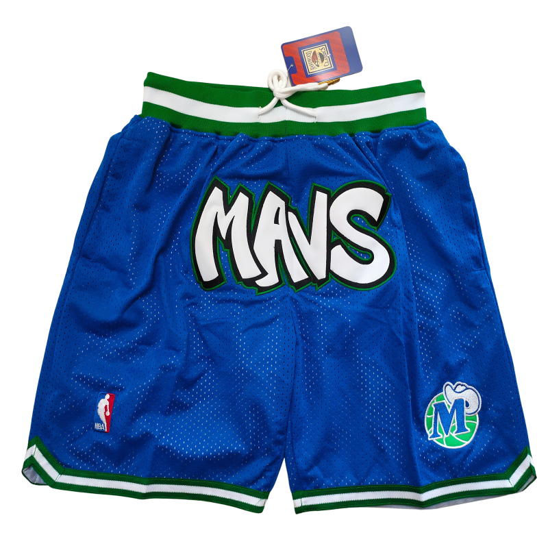 Dallas Mavericks Shorts – Retro Basketball
